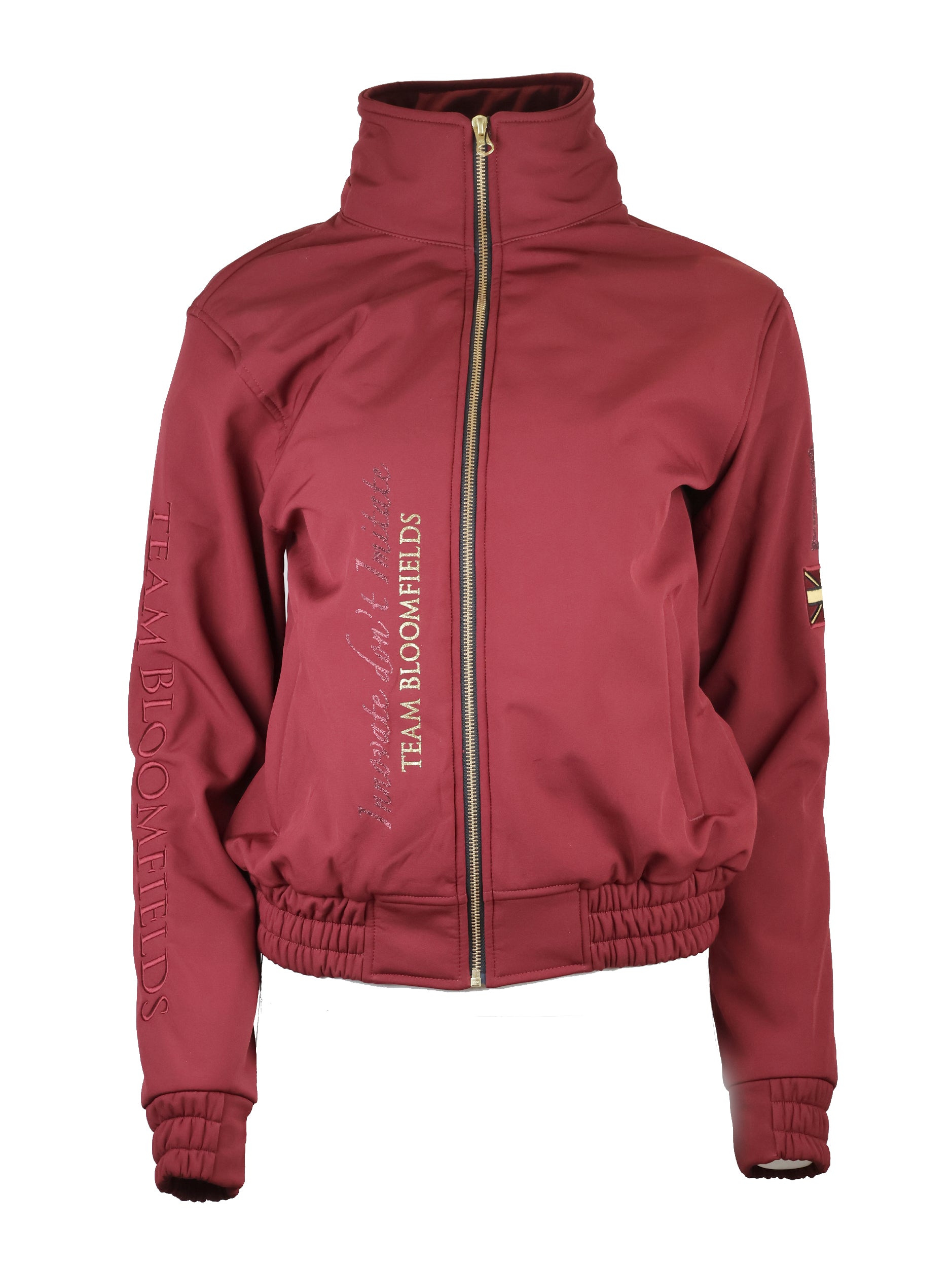 Felicity Burgundy Double Collar Showerproof Jacket B2B – Team Bloomfields