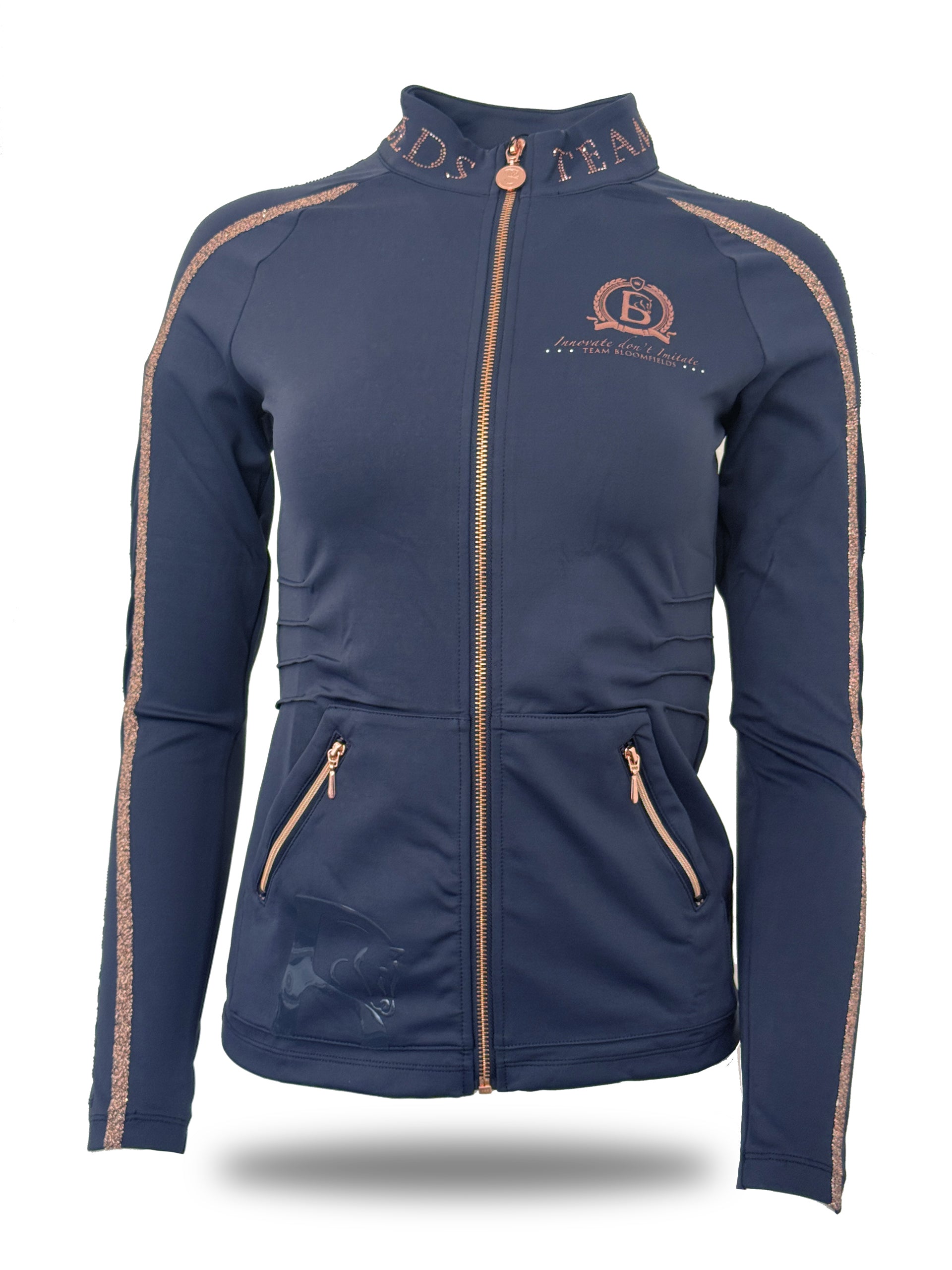 Caitlin Crystal Navy Training Jacket – Team Bloomfields